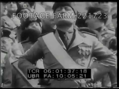 1920s-1940, Italy, Military: Mussolini 221723-01 | Footage Farm - YouTube
