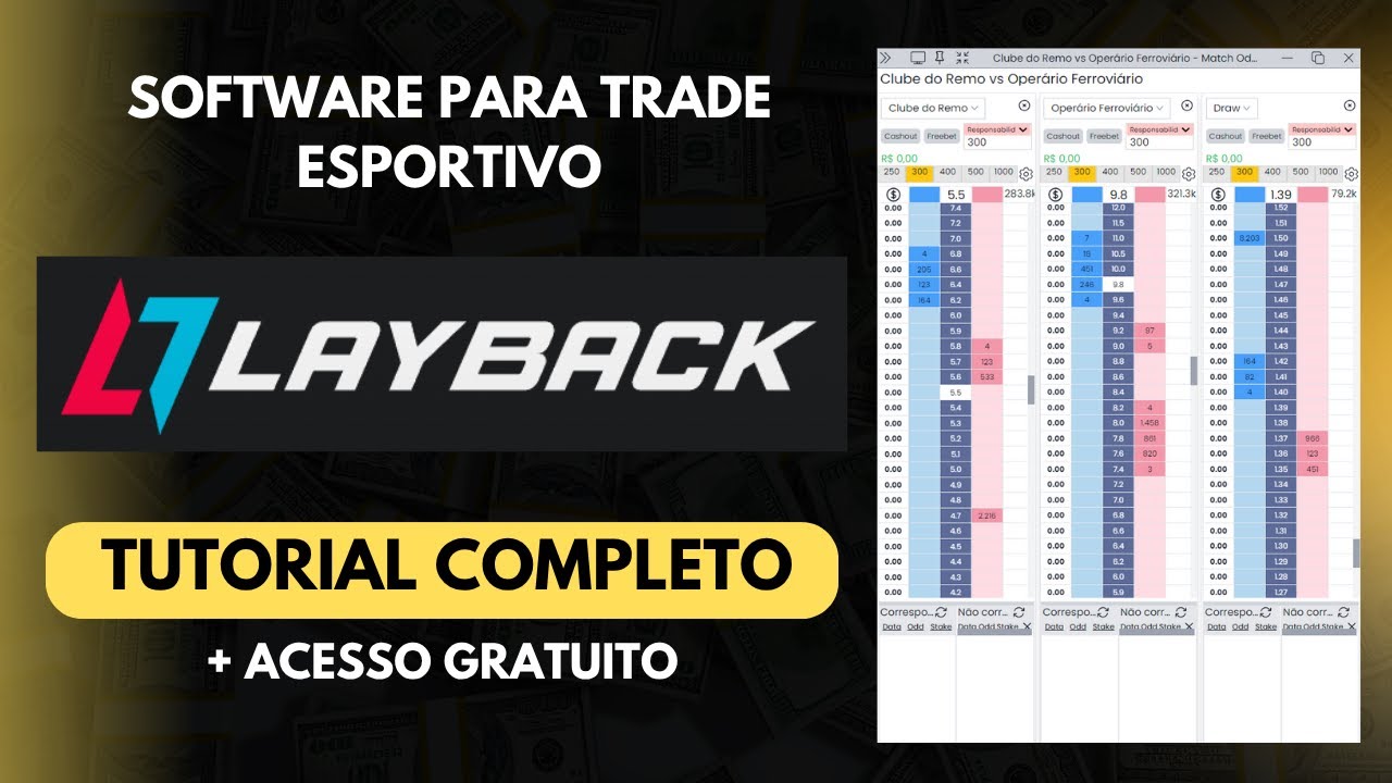 LAYBACK Tutorial Completo 2025: Como Baixar, Instalar e Operar ao Vivo no Trade Esportivo - YouTube