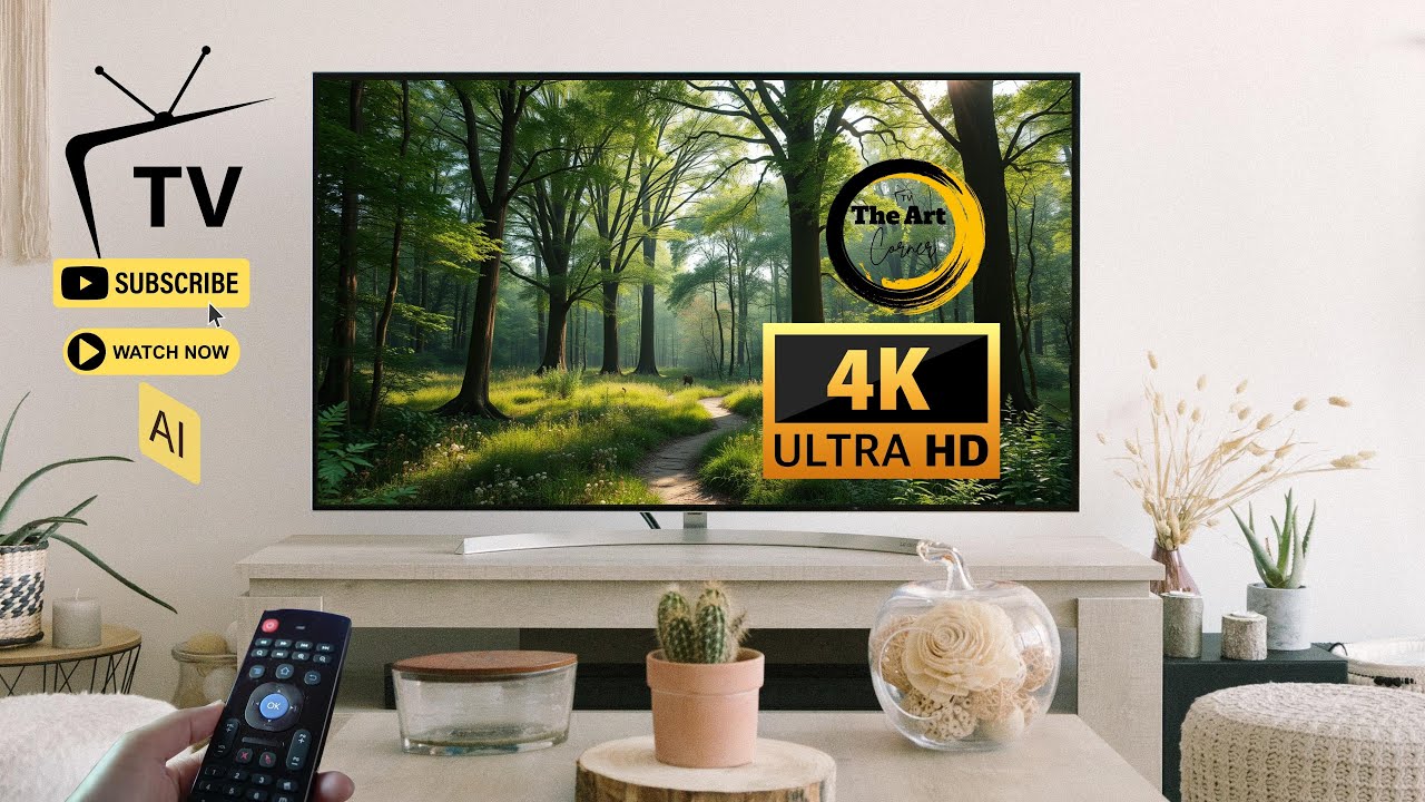 3 Hr Autumn Frame TV Art Screensaver 4K. Frame TV Hack. Moody Fall ...
