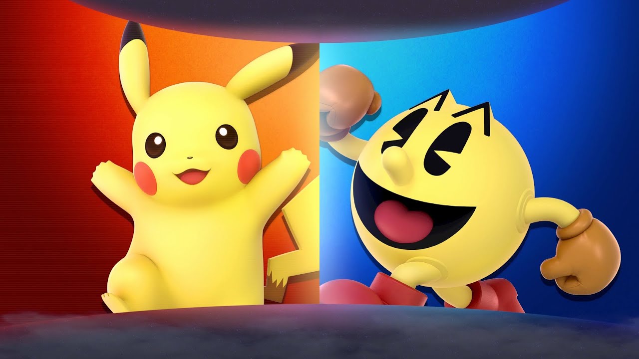 PIKACHU, PICHU & PAC-MAN Battle Super Smash Bros. Ultimate - YouTube