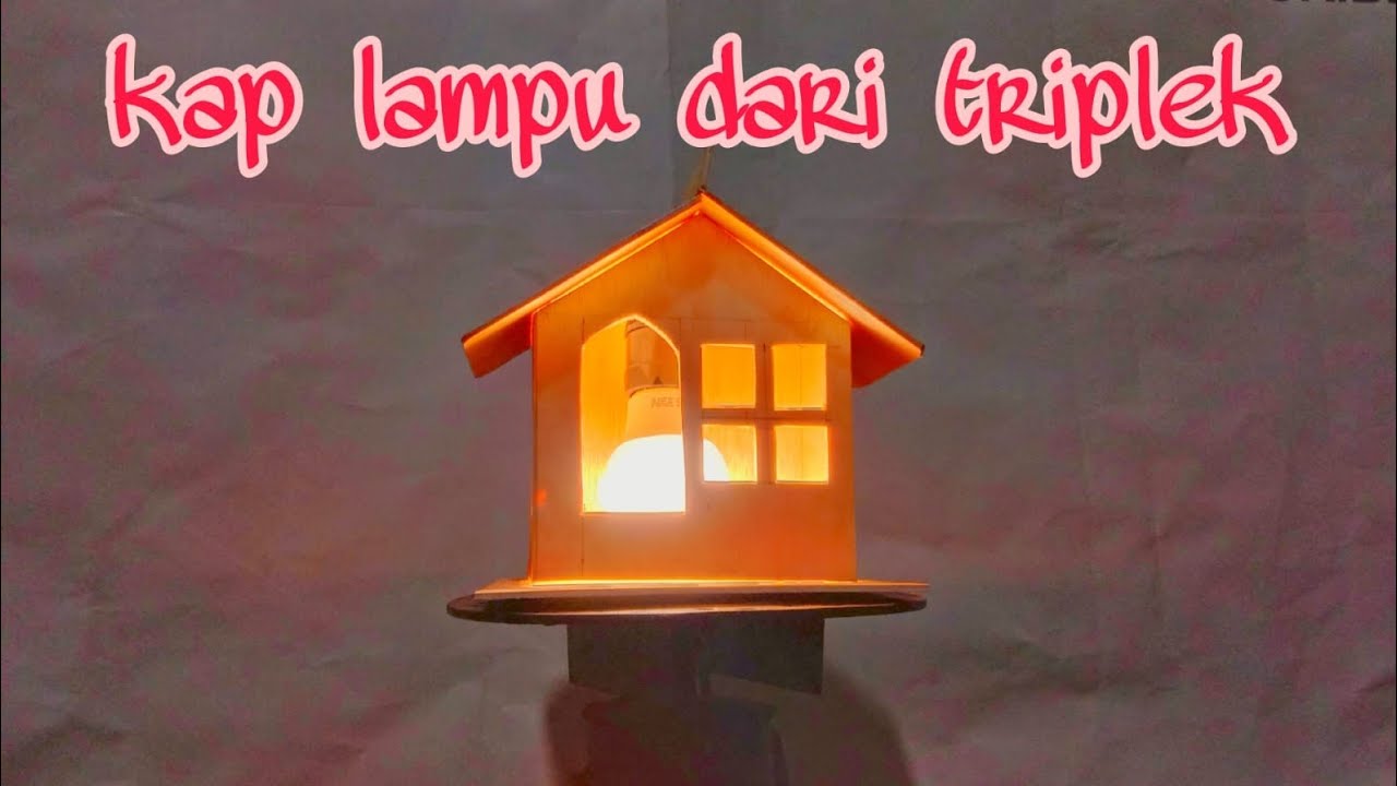 CARA MEMBUAT KAP LAMPU UNIK || ide kap lampu unik - YouTube