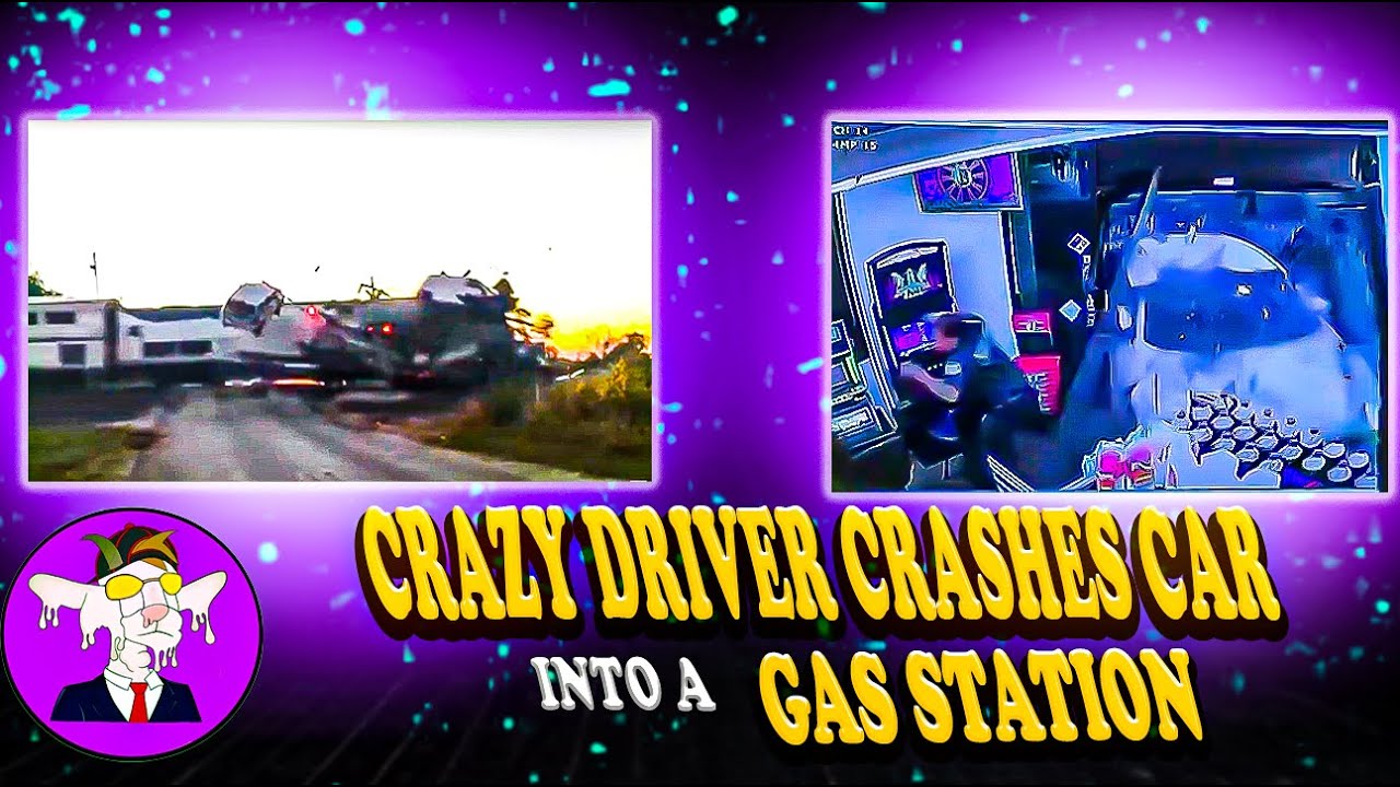 Crazy Driver Crashes Car into Gas Station TRYING to HURT People | # ...
