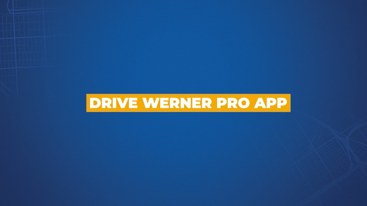 Drive Werner Pro App