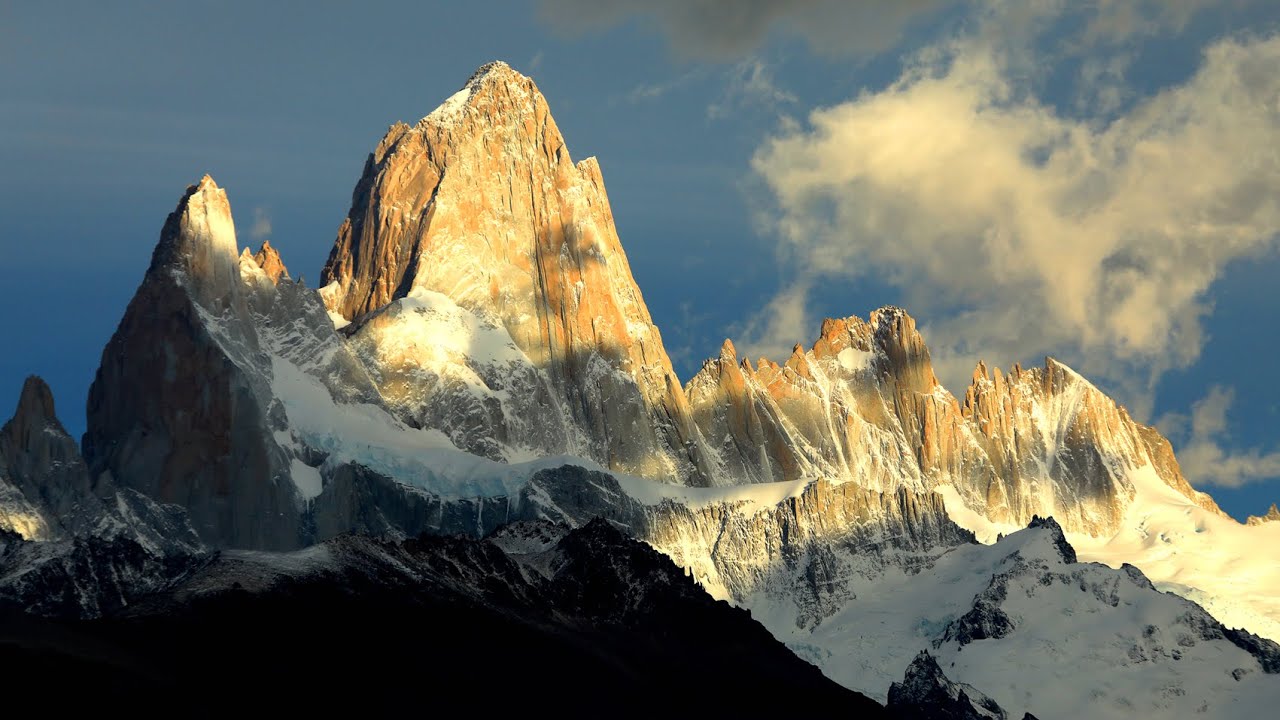 Hurricane Over Fitz Roy and Cerro Torre in Patagonia - Argentina - YouTube