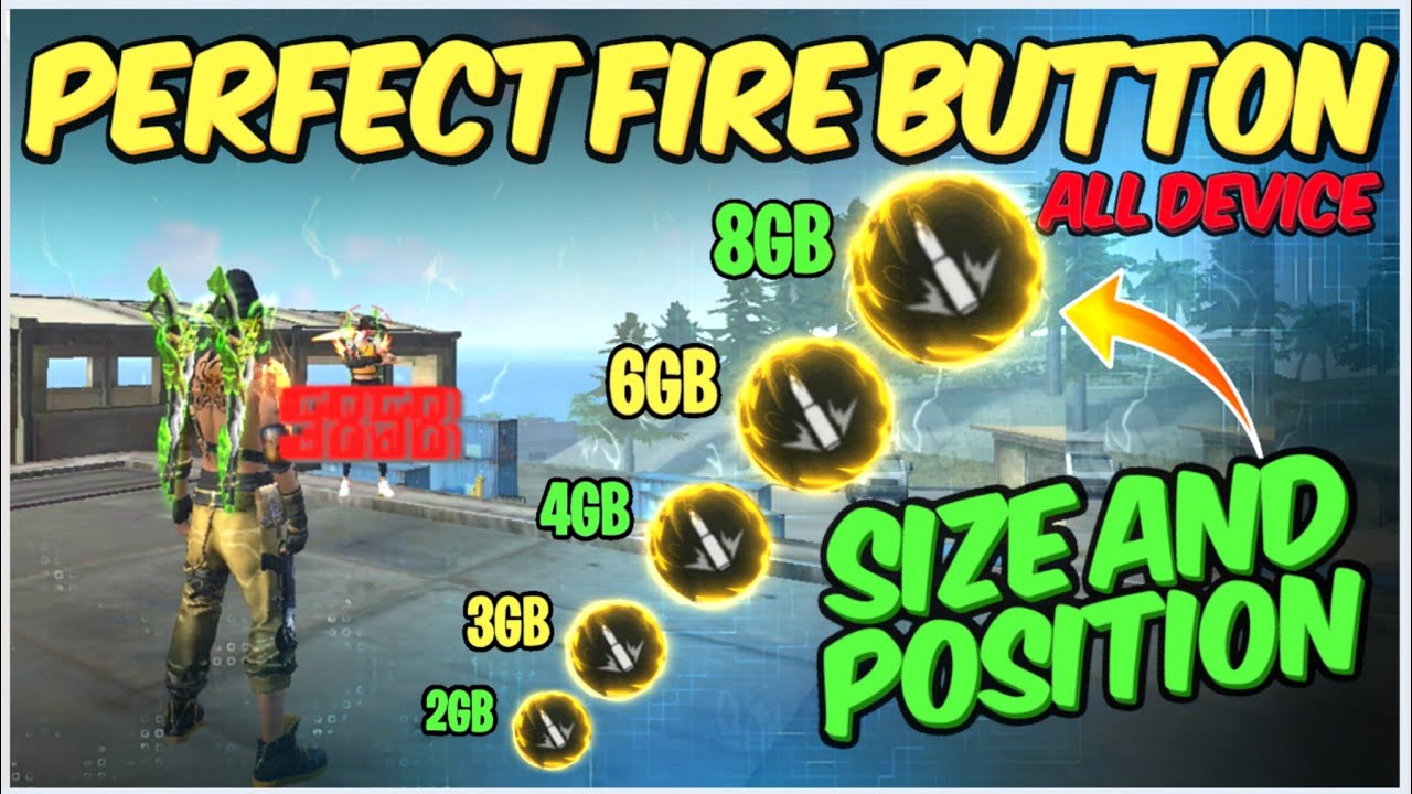 Best Fire Button Size Free Fire🔥|| Best Fire Button Position || Fire ...