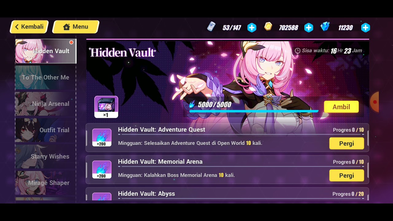 [HI3] Trade Hidden Vault Option chest with Ancient Legacy x100 - YouTube