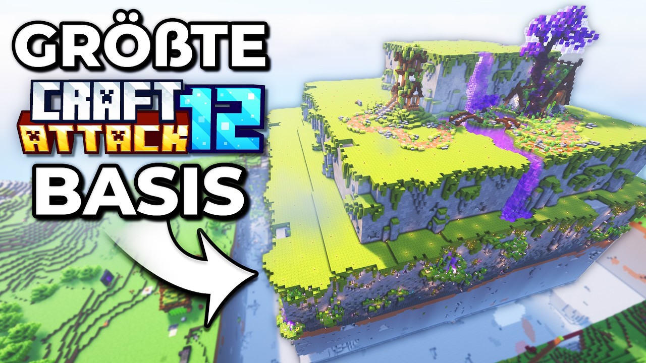 WOW! Das ist DIE GRÖßTE BASIS in GANZ Craft Attack 12 - YouTube