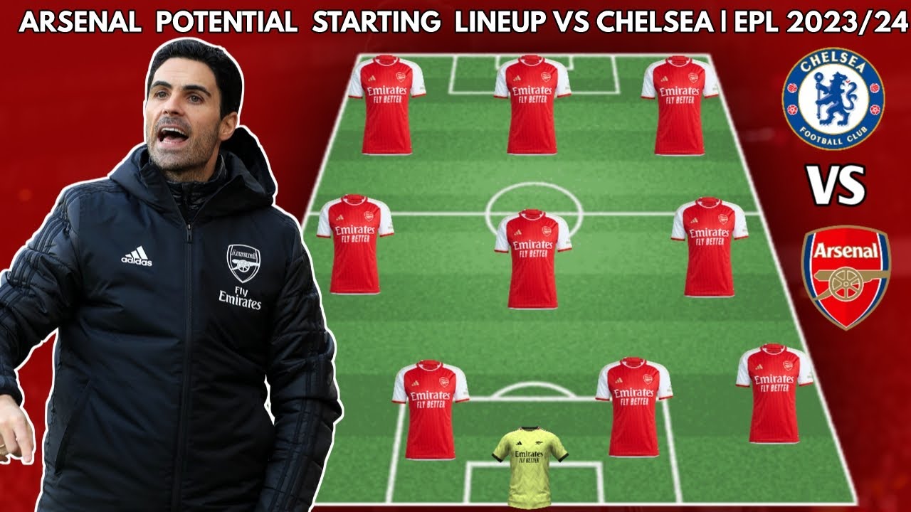 Arsenal Potential starting lineup vs Chelsea ENGLISH PREMIER LEAGUE ...