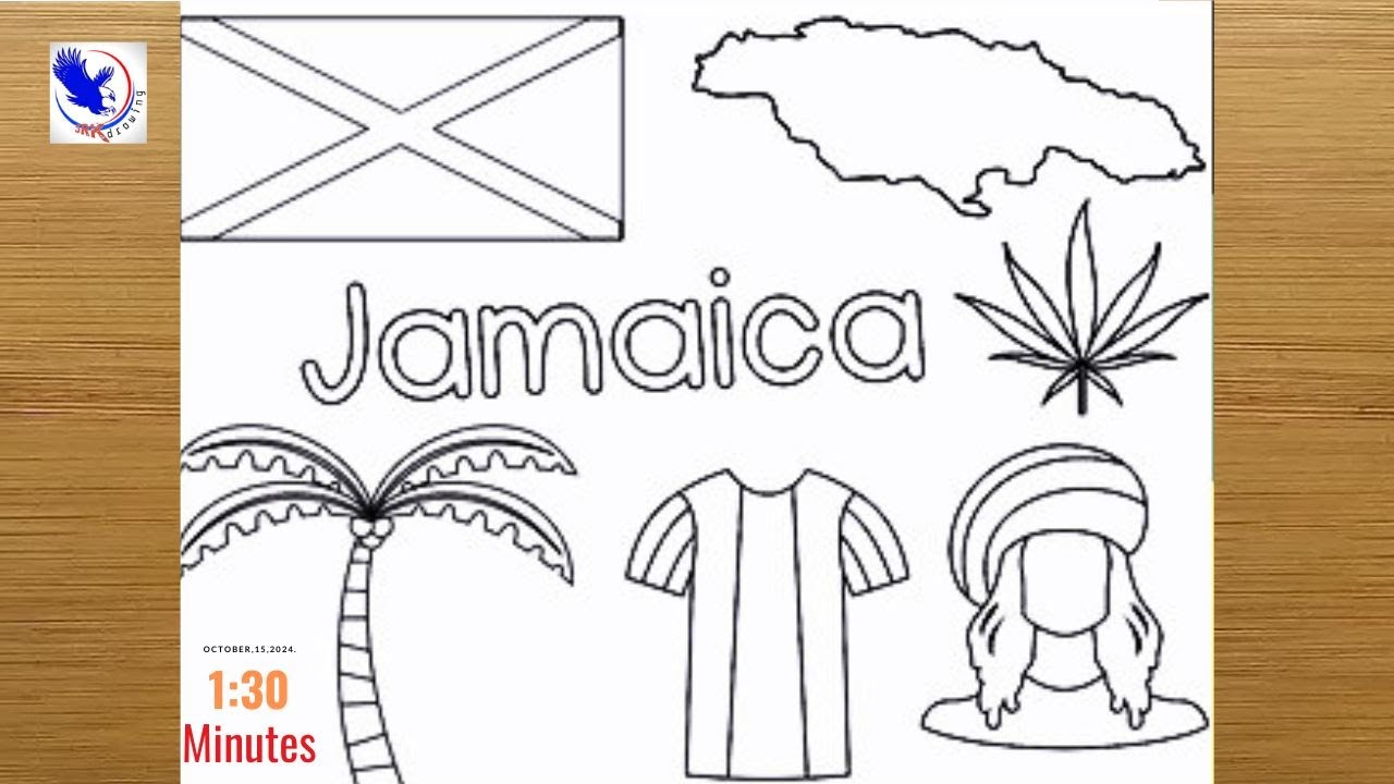 Jamaica Culture ।। Easy way to draw JAMAICA CULTURE - Drawing Tutorials ...