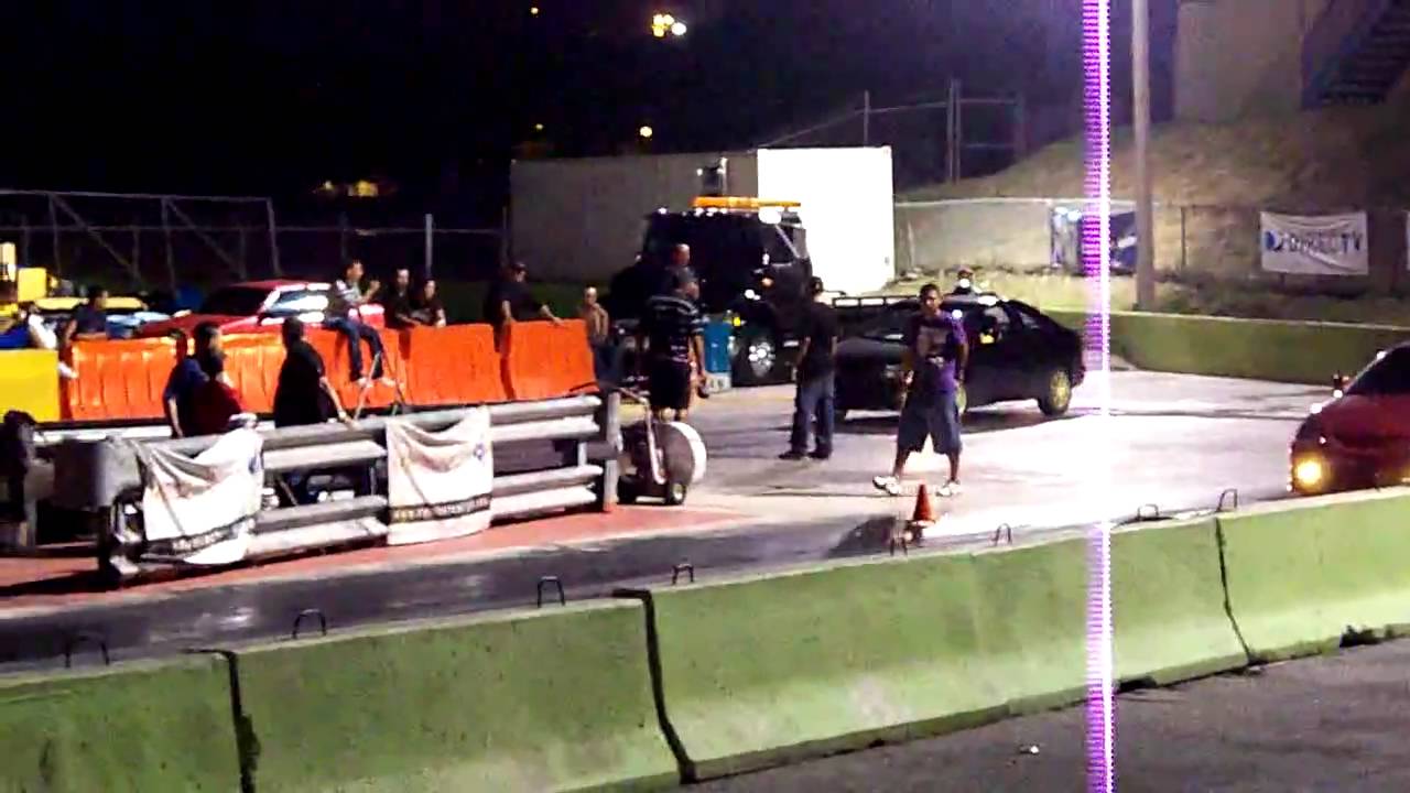 Yan b14 VQ35DE Mech Tech Race track - YouTube