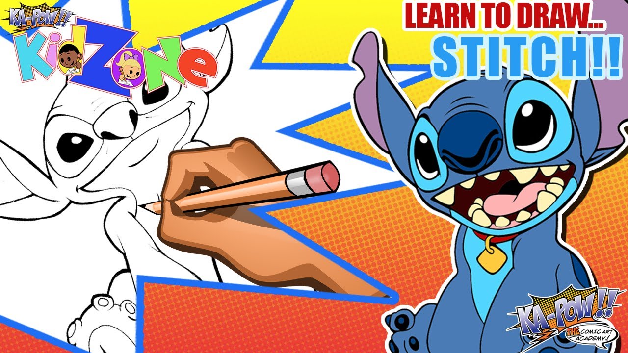 LIVE Drawing STITCH!! - YouTube