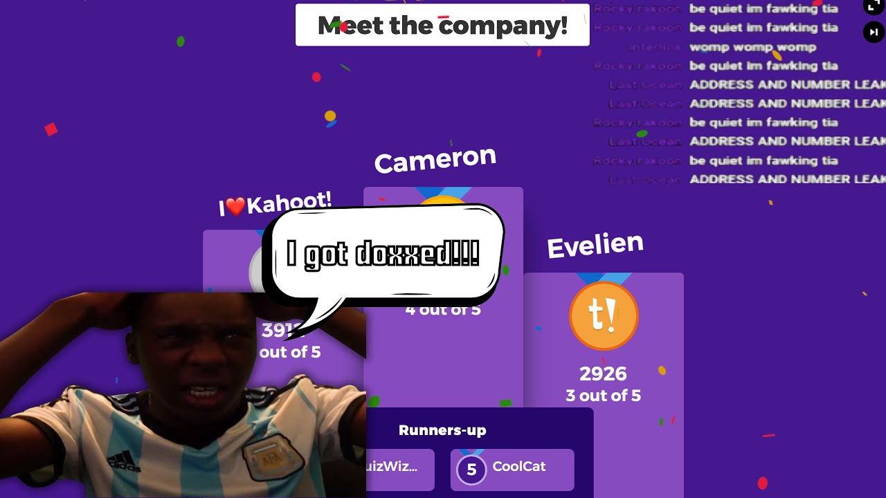 Daniel2Huncho does his own kahoot 💀 - YouTube