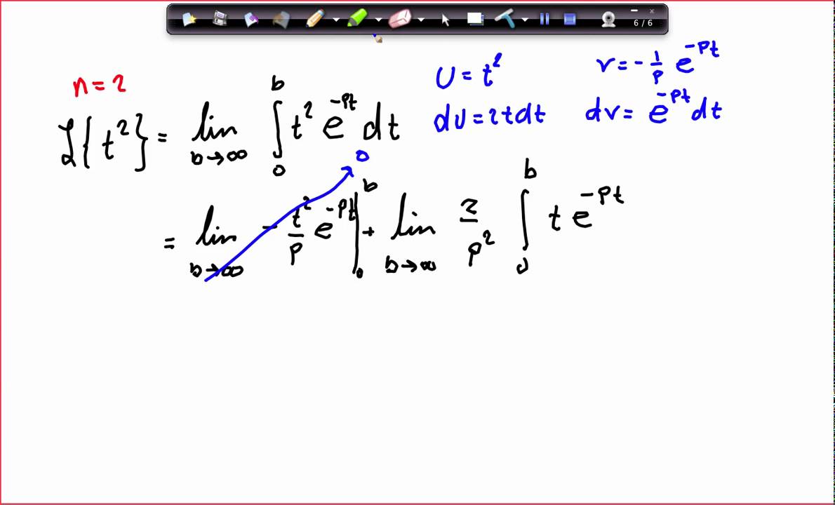 Transformada de Laplace por definición (Ejemplo #3) - YouTube