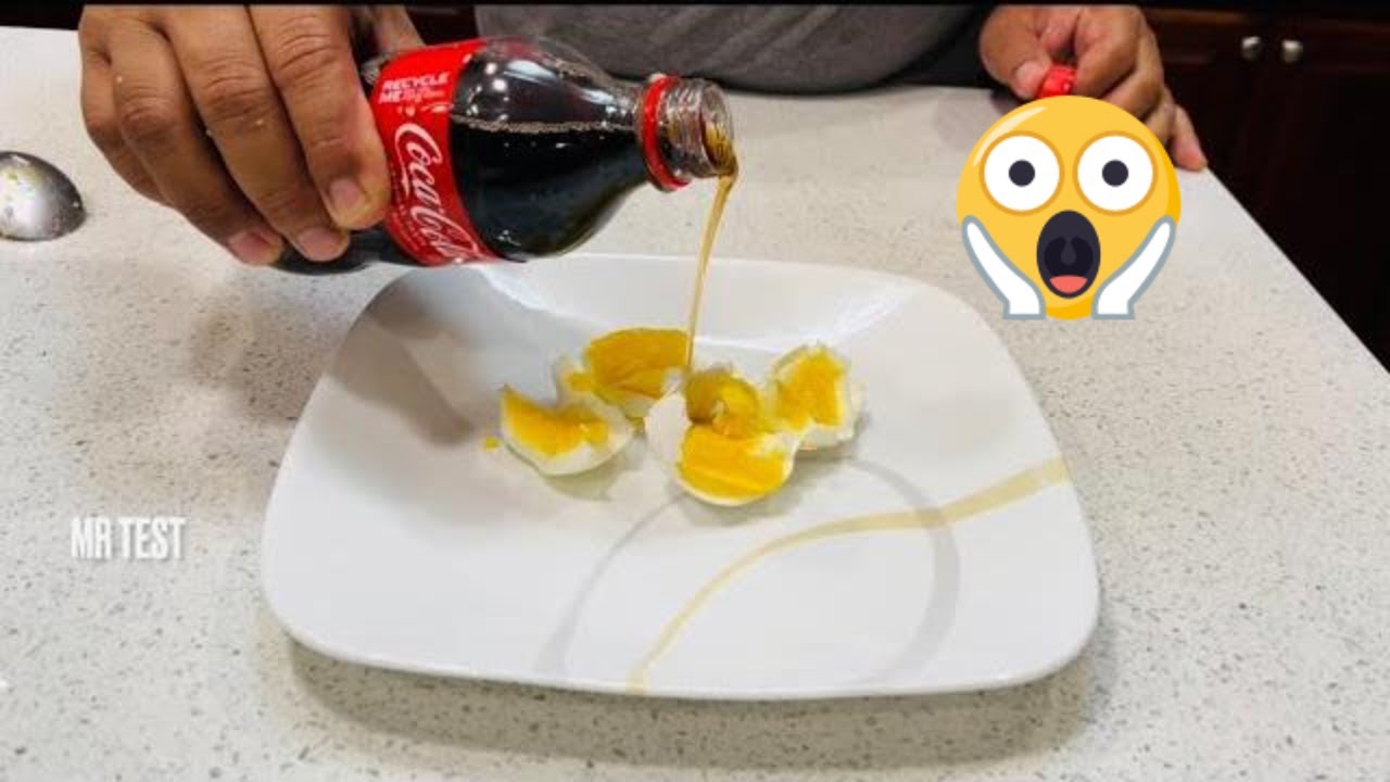 Experiment: Pouring Coke On Eggs, Then What happen? - YouTube