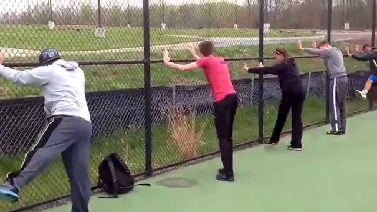 Dynamic warm up leg swings - YouTube