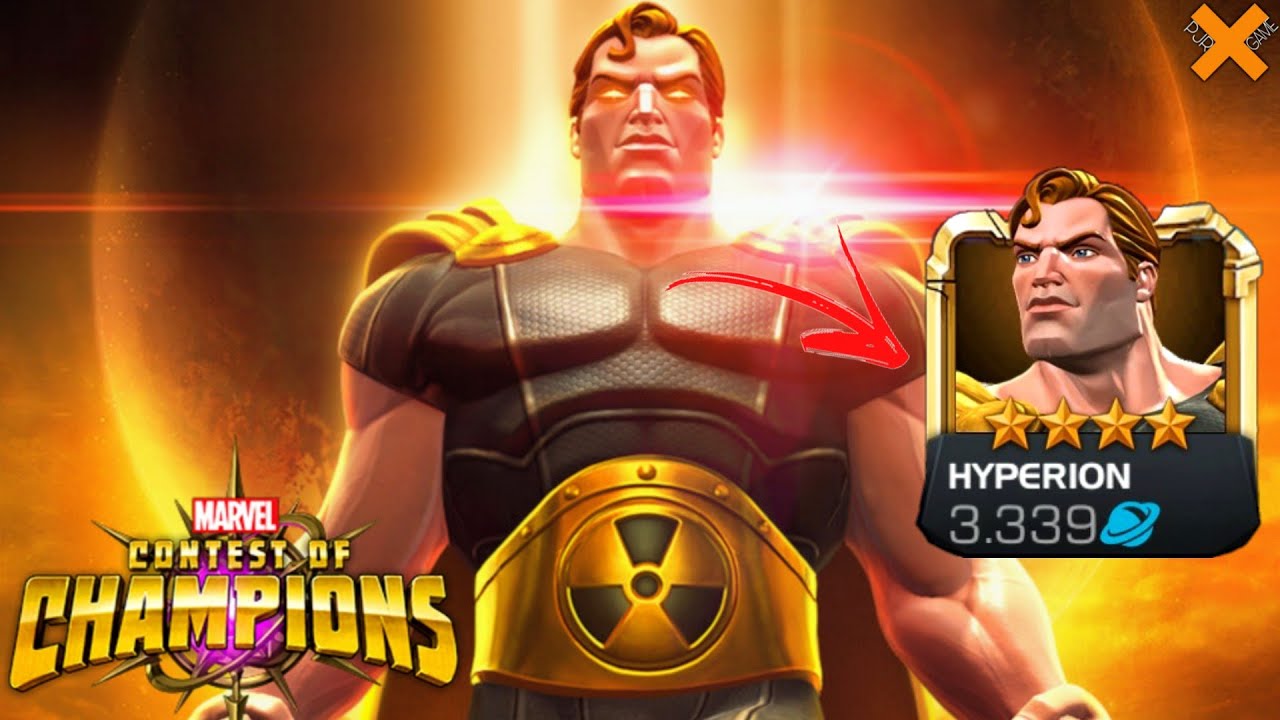 JOGANDO COM O HYPERION - Marvel Torneio de Campeões - YouTube