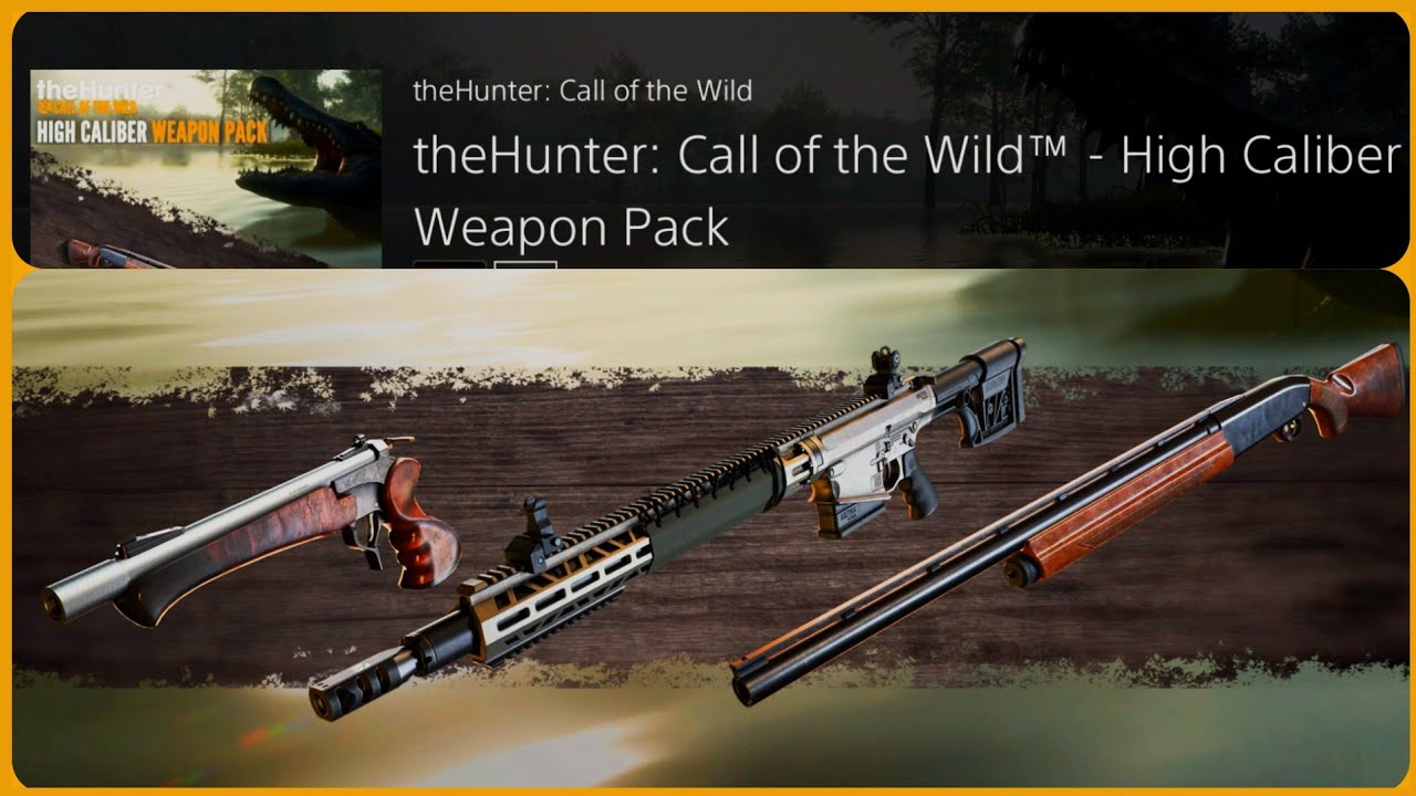 BEST WEAPON THE HUNTER COTW HIGH CALIBER weapon PACK REVIEW - YouTube
