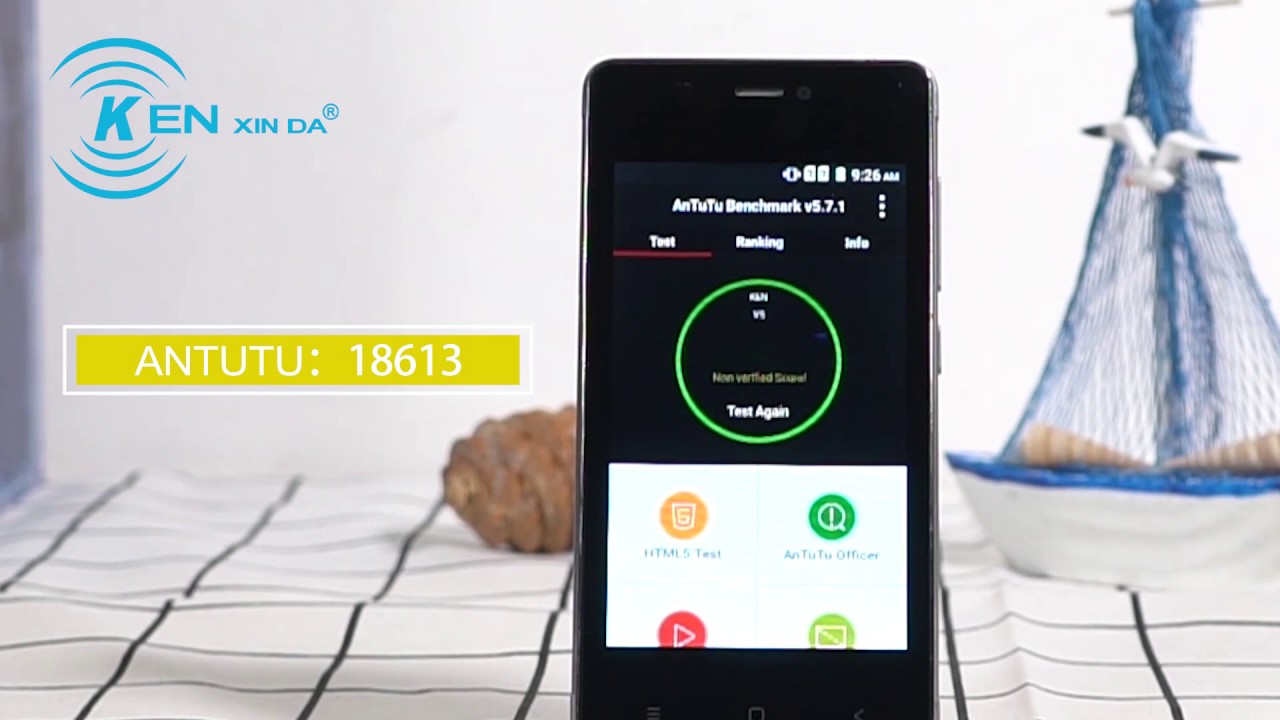 Ken V5 3G Smartphone - YouTube