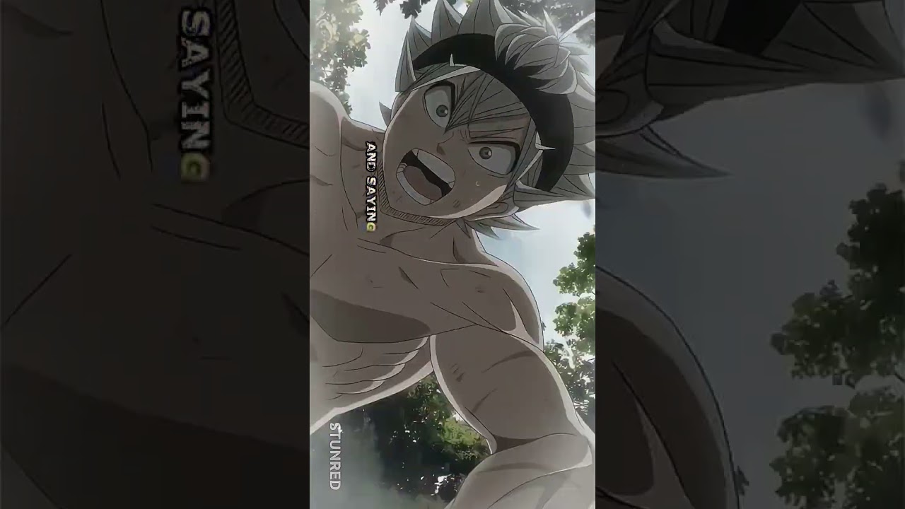 Asta training #asta #anime #shorts - YouTube