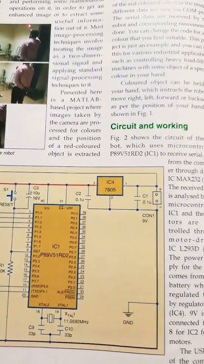 Colour Sensing Robot with MATLAB and P89V51RD2 Microcontroller #projects #youtubeshorts # ...