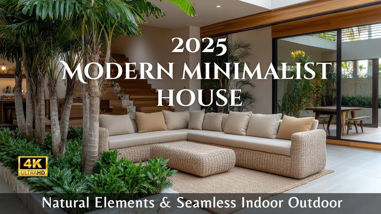 Minimalist Modern House 2025: Seamless Indoor & Outdoor Living with ...