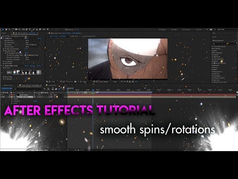 After Effects tutorial - smooth spins/rotations - YouTube
