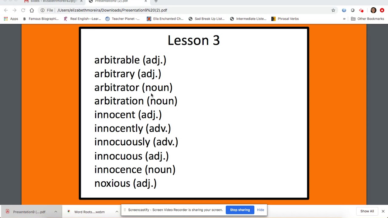 Word Roots Level 2: Lesson 3 - YouTube