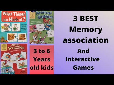 Memory games for 3 to 6 years old kids | how to improve Concentration ...