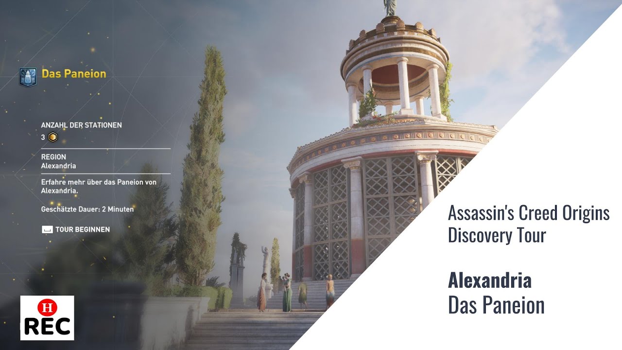 Das Paneion - AC Origins - Alexandria - YouTube