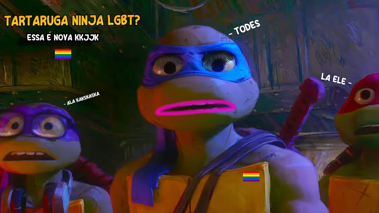 o mais novo filme das tartarugas ninjas vai vir com uma TARTARUGA LGBT ...
