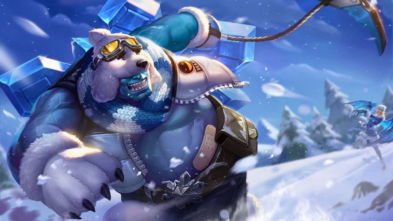 MVP Grakk Snowsickle SKIN - Arena of Valor - YouTube