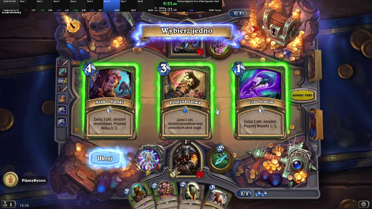 Hearthstone Kobolds and Catacombs Hunter Run in 15:53 - YouTube