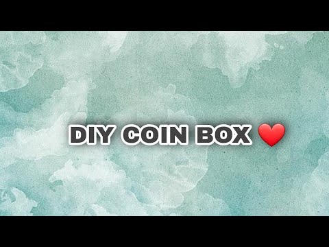 DIY coin box very easy - YouTube
