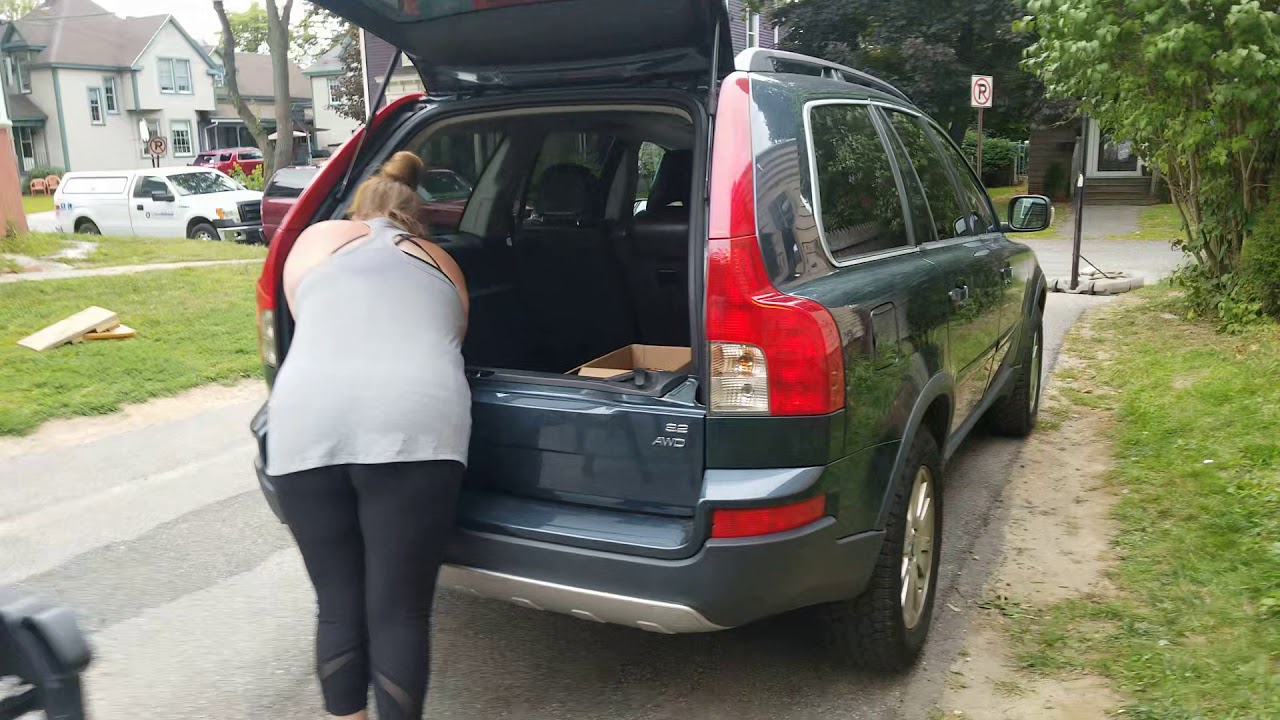 Xc90 2008 3rd row seat - YouTube