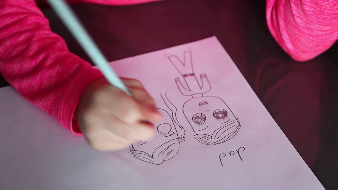 How to draw a family - YouTube