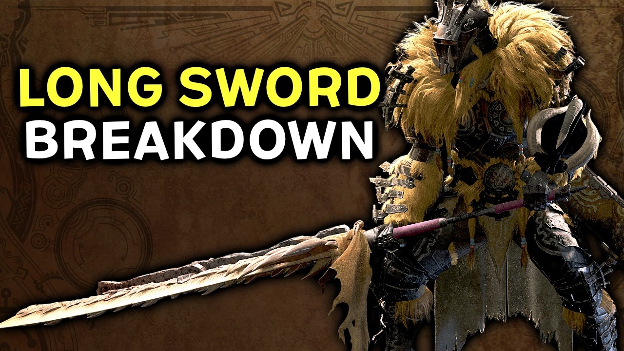 Monster Hunter Wilds : Long Sword Reaction & Breakdown - YouTube