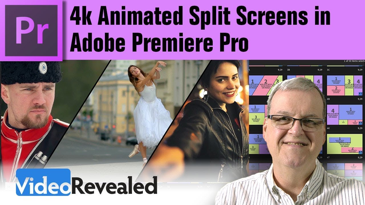 4k Animated Split Screens in Adobe Premiere Pro - YouTube