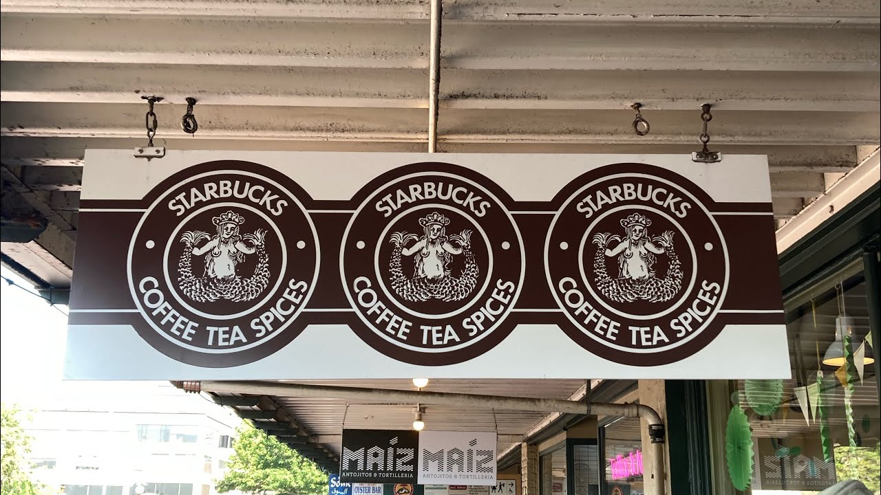 1st Starbucks - Seattle, Pike Place Market - YouTube