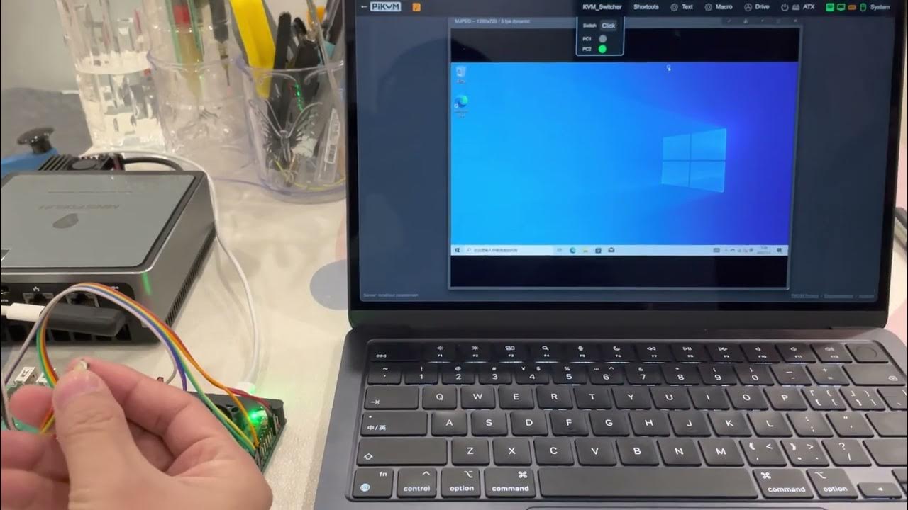 Pi-Cast KVM switch demo video - YouTube
