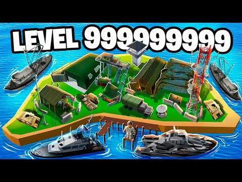 I BUILT A LEVEL 999,999,999 ROBLOX MILITARY ISLAND TYCOON...