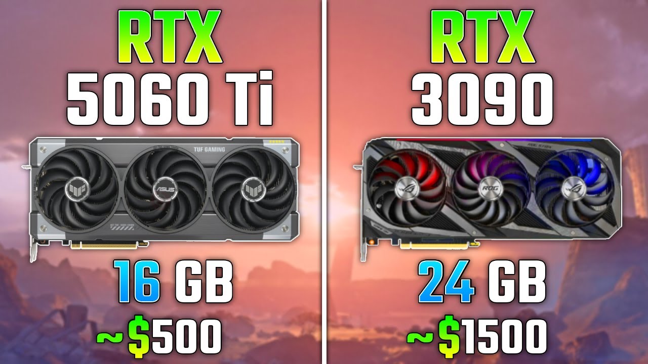 RTX 5060 Ti vs RTX 3090 | Test in 7 Games - YouTube