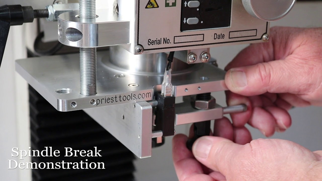 Priest Tools Quill Stop & Spindle Break for Precision Matthews PM-25 ...