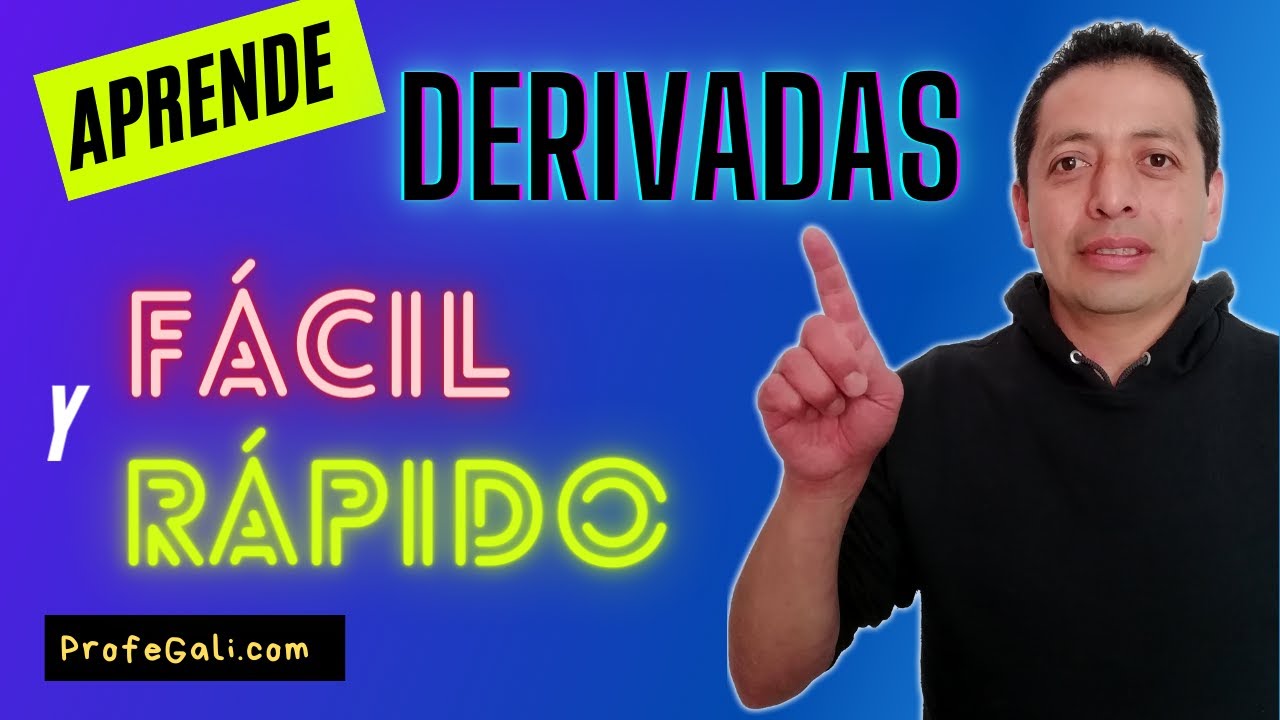 Aprende a derivar fácil y rápido | Reglas básicas - YouTube