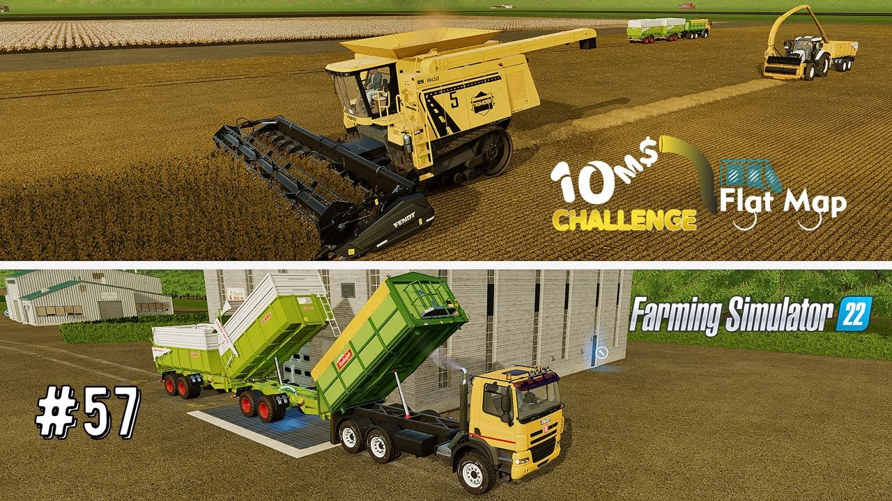 farming Simulator 22 fs22 timelapse Ep #57 Flat Map fs22 Mods - YouTube