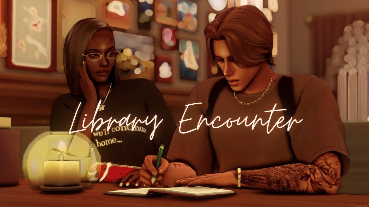 Library Encounter📚🖤| Sims 4 Love Story | - YouTube