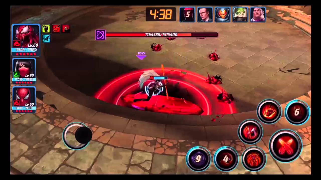 Carnage Silk Superior Spiderman vs Proxima - Marvel Future Fight (MFF ...