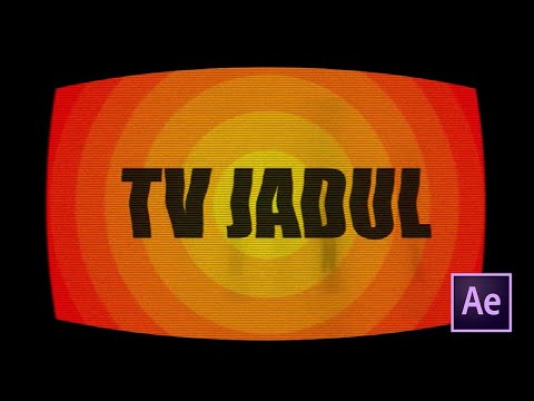 Preset Effect TV JADUL - Belajar After Effects Pemula