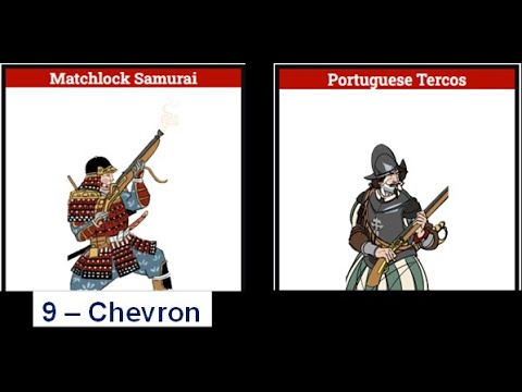 Total War: SHOGUN 2 1vs1: Matchlock Samurai (9-Chevron) vs Portuguese ...