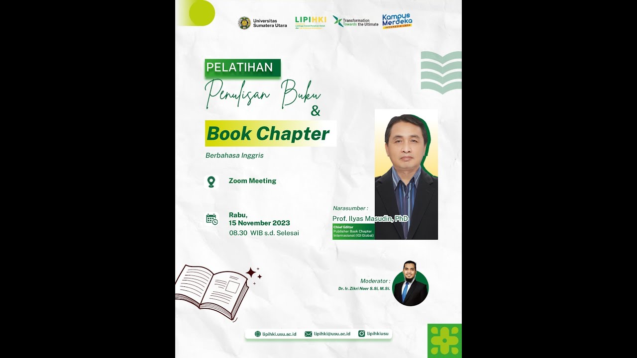 Pelatihan Penulisan Book Chapter Terindeks Scopus - YouTube