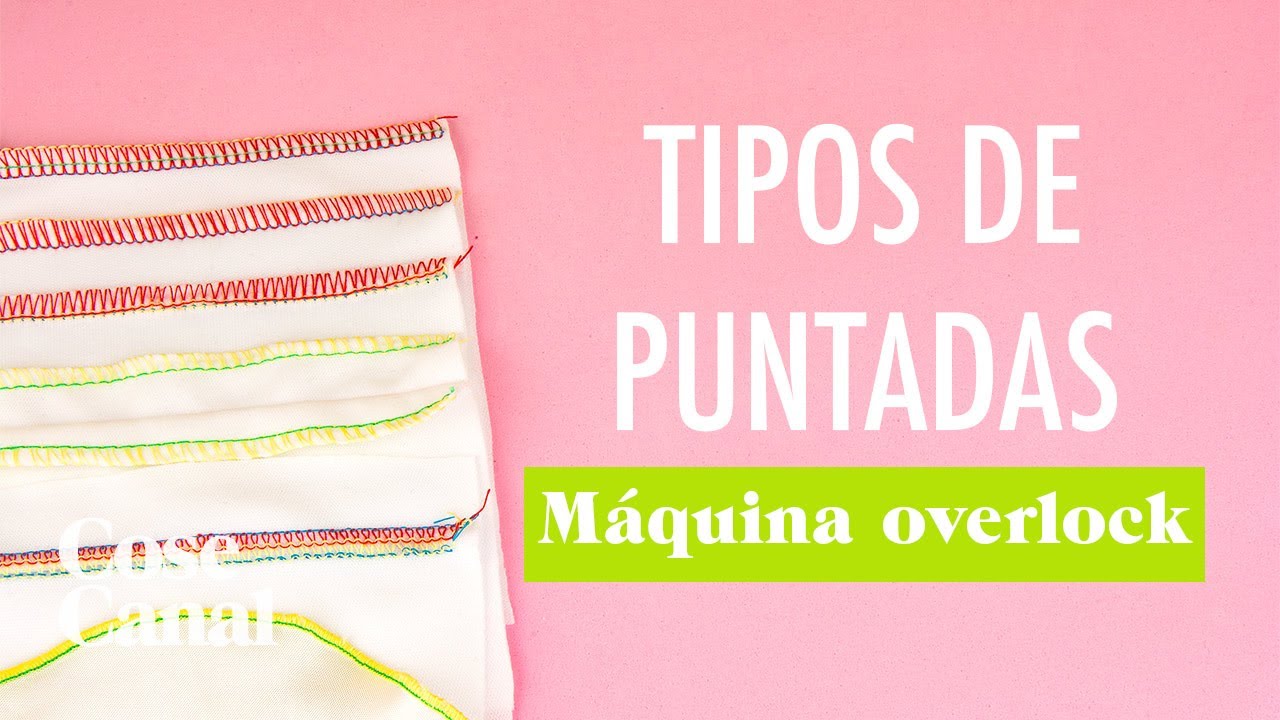 Puntadas de la overlock. 5 diferentes. - YouTube